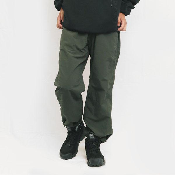 グラミチ ナイロントラックパンツ (NYLON TRACK PANT) キャスティングオリジナルカラー ブラックインク M