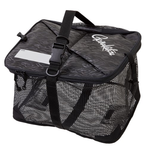 がまかつ ビク GM2543 活かしメッシュバッカン ブラック (gamakatsu) 45cm