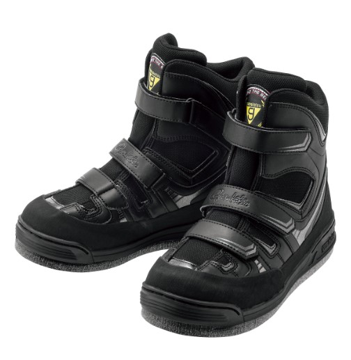 がまかつ GM4514 フェルトスパイクシューズ(パワータイプ) ブラックxブラック LL