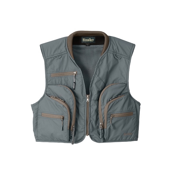 リバレイ フィッシングベスト 5430 RV マウンテンストリームフベスト グレー LL