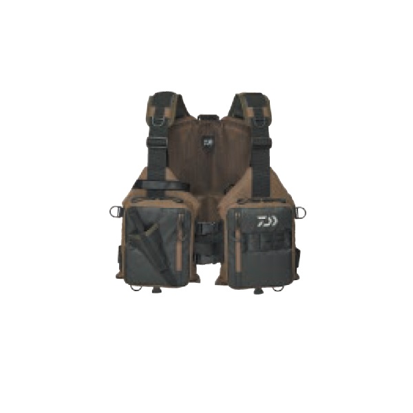 ダイワ ライフジャケット DF-6425 ライトフロートゲームベスト ブラウンカーキ