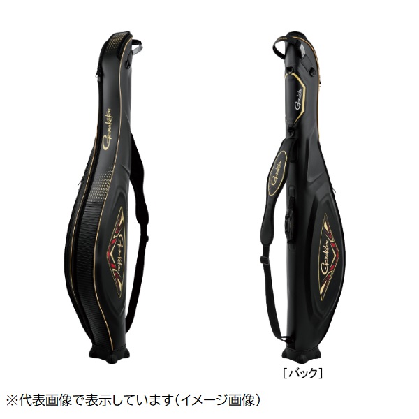 がまかつ ロッドケース 成型ハードロッドケース GC301 ブラック/ゴールド Gamakatsu 142cm