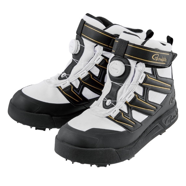 がまかつ  GM4549 Gスペック スパイクシューズ ブラック/ホワイト LL