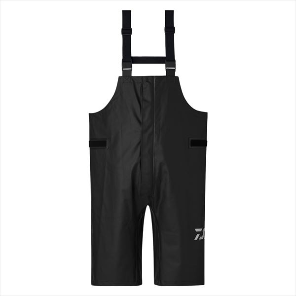 ダイワ レインウェア DR-6325P オーシャンレインハーフサロペット ブラック XL