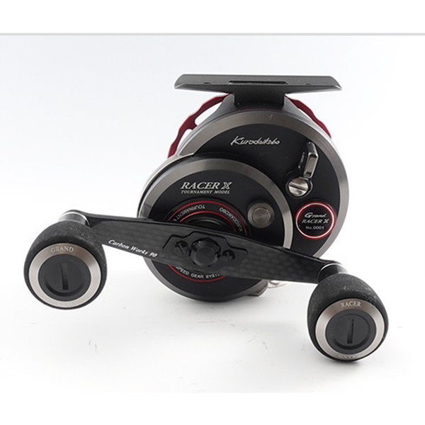 黒鯛工房 両軸リール カセ筏師 グランドレーサー X 65-BR (右) ブラック/レッド