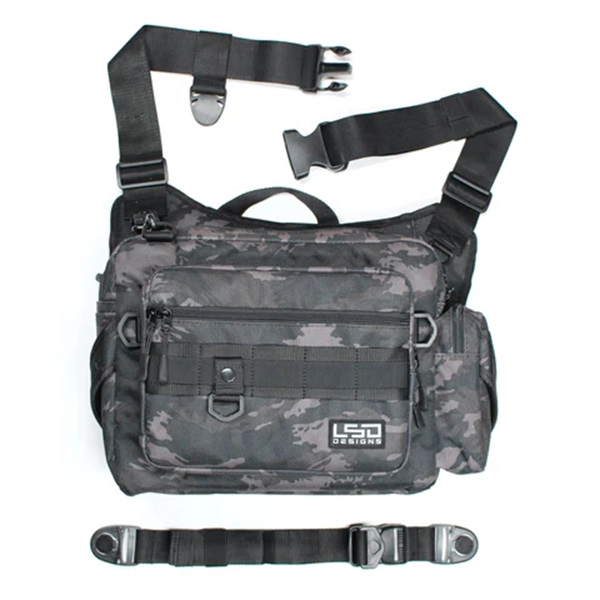 LSD タックルバッグ ワンショットサイドダブル コーデュラブラック