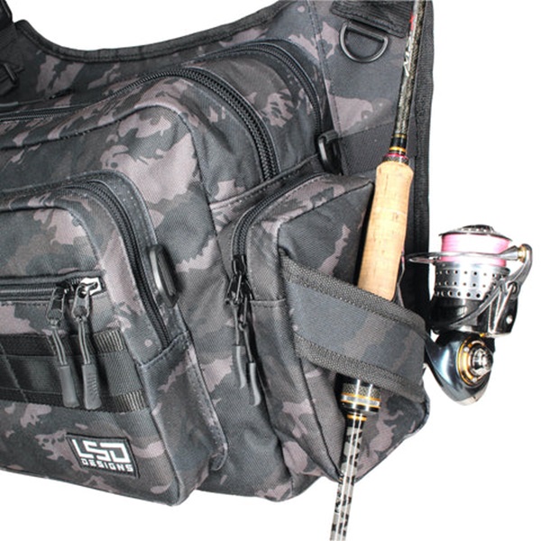 LSD タックルバッグ ワンショットサイドダブル コーデュラブラック