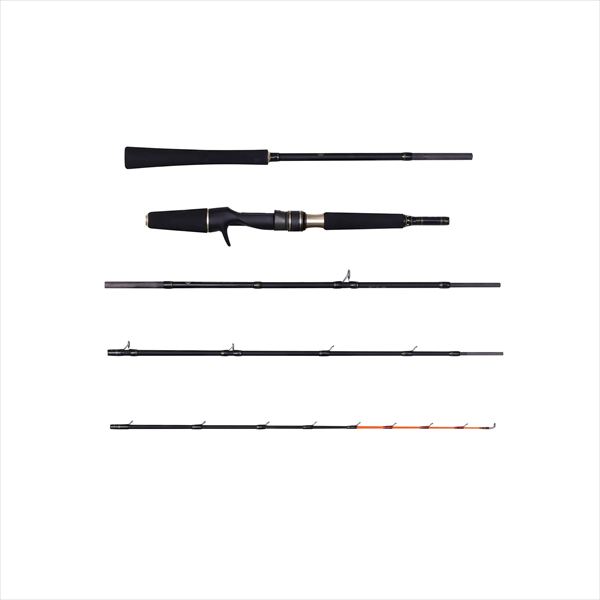 アブガルシア 船竿 Kurofune 黒船 Mobile タチウオテンヤ KTTC-82/185MH-MB5(5ピース ベイト)