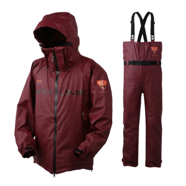 オレンジブルー レインウェア MZRS-884 mazume ROUGH WATER レインスーツ ボルドー Mサイズ