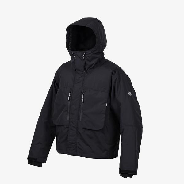 双進 防寒服アウター 5463 RV ウォームウェーディングジャケット ブラック L