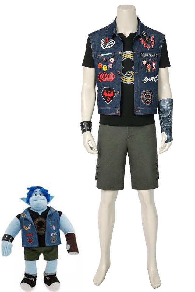 2分の1の魔法 バーリー・ライトフット Onward Barley Lightfoot キャラクター仮装 コスプレ衣装 コスチューム コスプレ[4576]