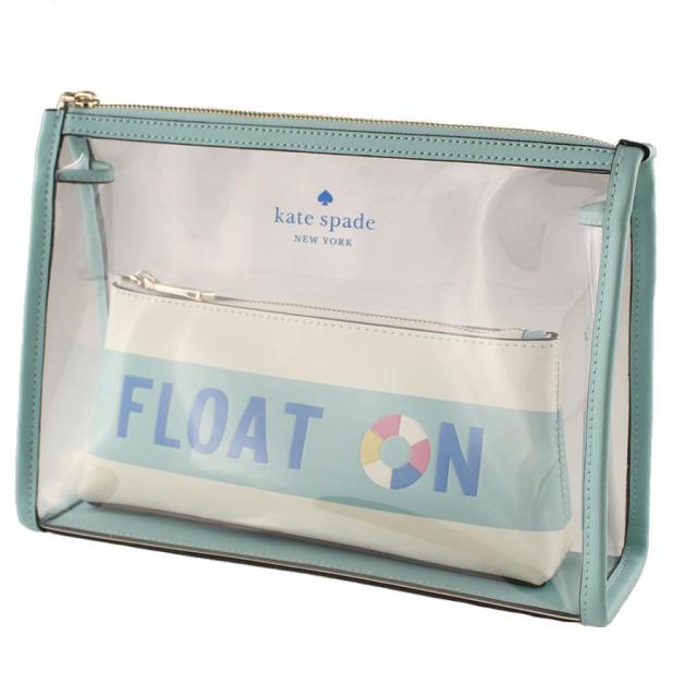 【訳ありアウトレット】ケイトスペード ポーチ KATE SPADE k7205 ブルー系マルチ  財布・小物 レディース