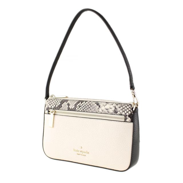 【訳ありアウトレット】ケイトスペード ハンドバッグ KATE SPADE ka602 ホワイト系マルチ  バイカラー パイソン  バッグ・カバン レディース