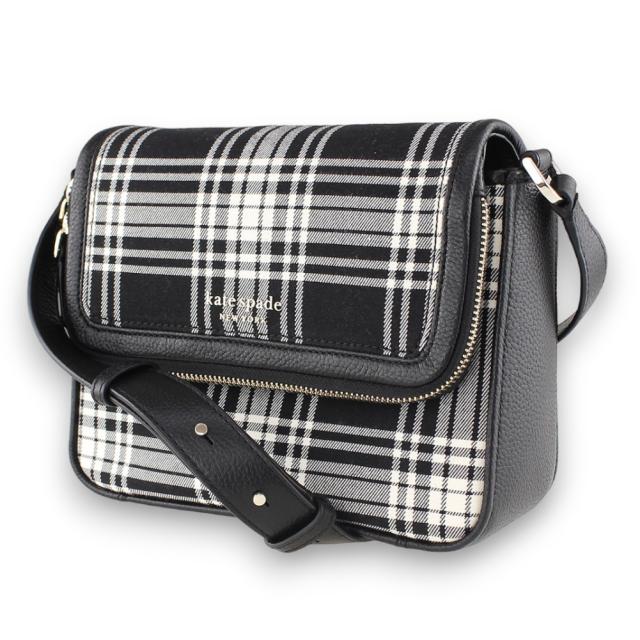ケイトスペード ショルダーバッグ・ポシェット KATE SPADE k4440 001 ブラックマルチ系 チェック 異素材ミックス バッグ・カバン レディース