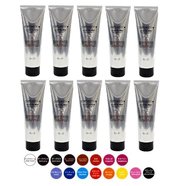 【メール便無料】エルコス キュプアスカラーバター 200g 【16色から選べる】 10本セット トリートメントカラー カラー剤 正規品
