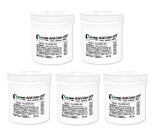 エルコス アシッドカラーオフ (脱色・脱染ブースター) 300g 5個セット ヘアカラー ヘアケア 美容院 サロン 専売品 正規品 正規代理店