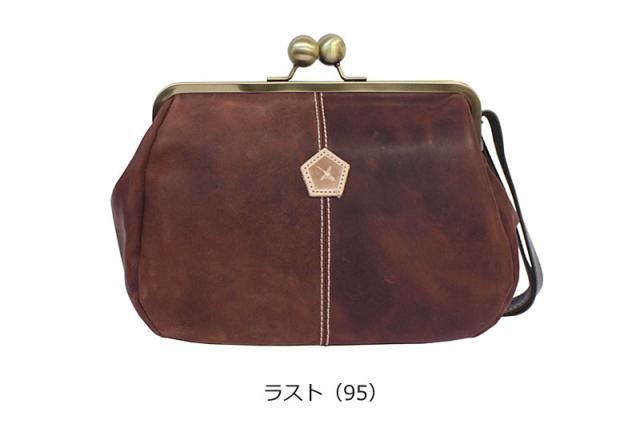 アインソフ Ain Soph 2WAY がま口リュック×ショルダーバッグ Hard Pull