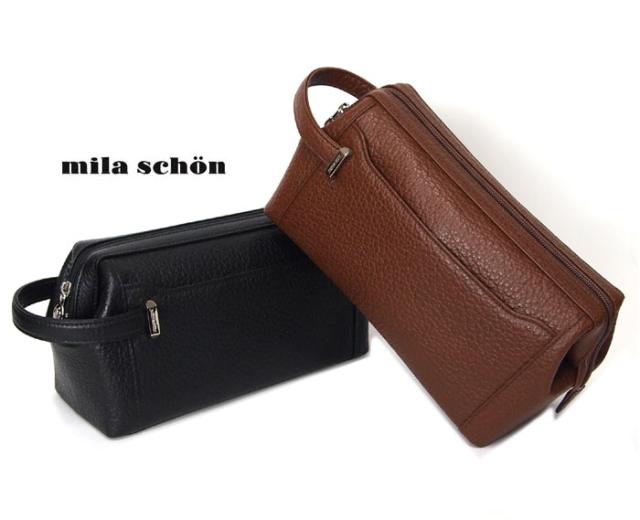 ミラショーン mila schon セカンドバッグ25cm Nero ネロ 197207(北海道沖縄/離島別途送料) 正規取扱店