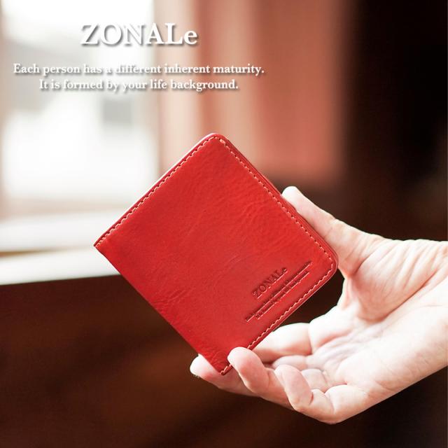 ゾナール ZONALe イタリアンレザー ラウンドファスナー二つ折り財布 レンジナ RENZINA 31084(北海道沖縄/離島別途送料) 正規取扱店
