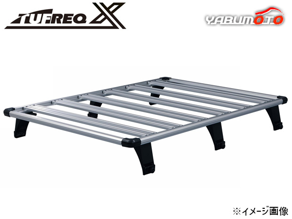 エブリイ DA17V DA17W ハイルーフ H27.2〜 ルーフキャリア フラット TUFREQ タフレック XH234N 6本脚 Xシリーズ 法人のみ配送 送料無料の通販はau PAY ...