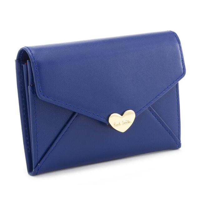 展示品箱なし ポールスミス 名刺入れ カードケース ブルー Paul Smith pwu923-30 レディース 婦人