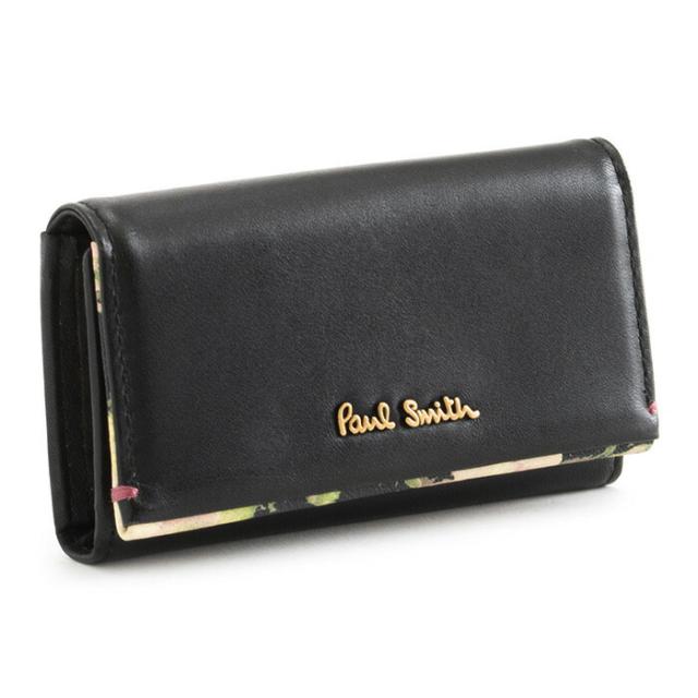 ポールスミス キーケース 黒(ブラック) Paul Smith pwa111-10 レディース 婦人 ギフト 定番 彼氏 彼女 プレゼント