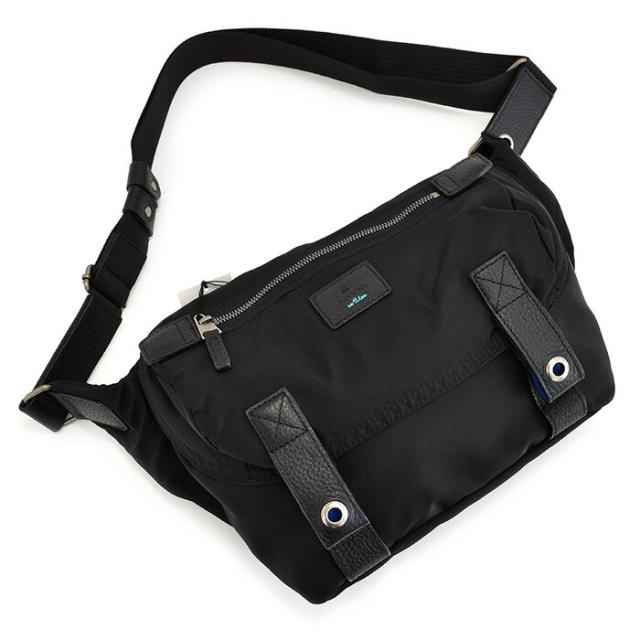 ランバンオンブルー バッグ ボディバッグ ショルダーバッグ ウエストバッグ 黒(ブラック) LANVIN en Bleu 555901 メンズ 紳士 ギフト 定番 彼氏 彼女 プレゼント