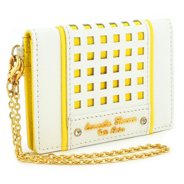 サマンサタバサ パスケース 定期入れ 白(ホワイト) SamanthaThavasaPetitChoice 21481-10 レディース 婦人 ギフト 定番 彼氏 彼女 プレゼント