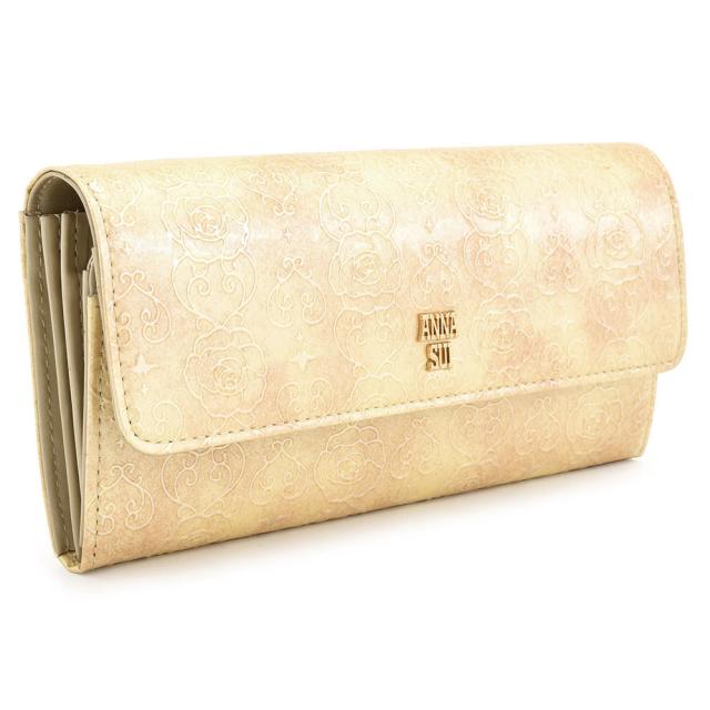 展示品箱なし アナスイ 財布 長財布 ベージュ ANNA SUI 311630-40 レディース 婦人