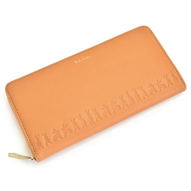 ポールスミス 財布 長財布 ラウンドファスナー ベージュ Paul Smith pwd875-90 レディース 婦人 ギフト 定番 彼氏 彼女 プレゼント