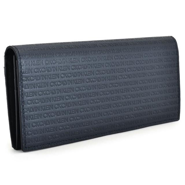 展示品箱なし カルバンクライン 財布 長財布 紺(ネイビー) CK   802614 メンズ 紳士