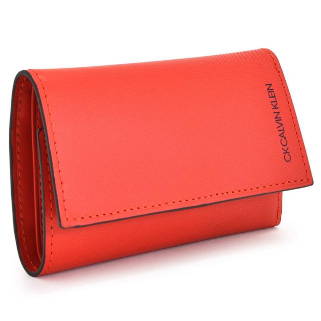 カルバンクライン キーケース 小銭入れ ケース オレンジ CK   876602 メンズ 紳士 ギフト 定番 彼氏 彼女 プレゼント