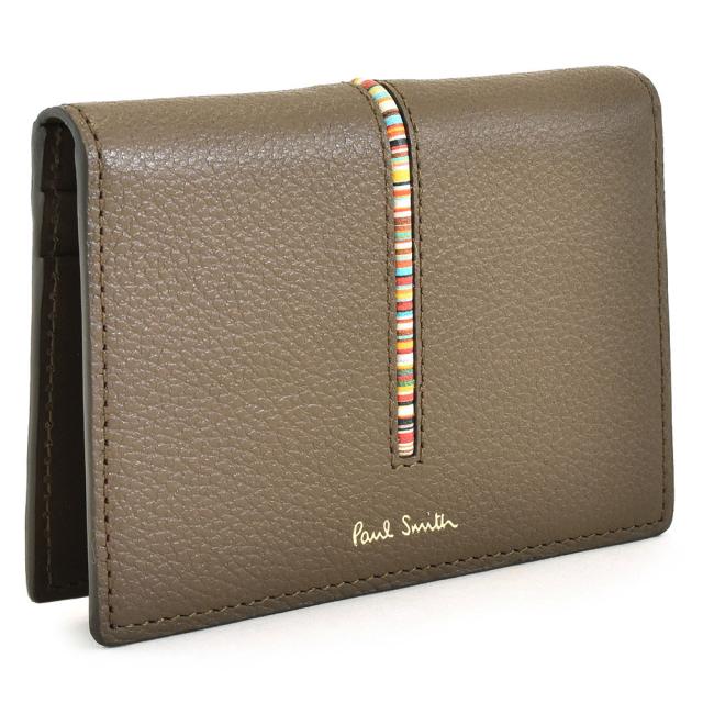 ポールスミス パスケース 定期入れ 茶(ブラウン) Paul Smith psc791-70 メンズ 紳士 ギフト 定番 彼氏 彼女 プレゼント