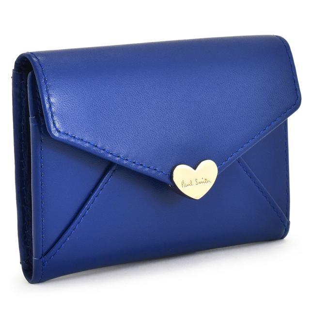 展示品箱なし ポールスミス パスケース 定期入れ 青(ブルー) Paul Smith pwu922-30 レディース 婦人