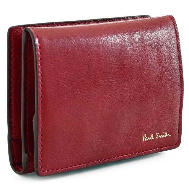 展示品箱なし ポールスミス 財布 小銭入れ  ケース 二つ折り 赤(レッド) Paul Smith psq040-20 メンズ 紳士