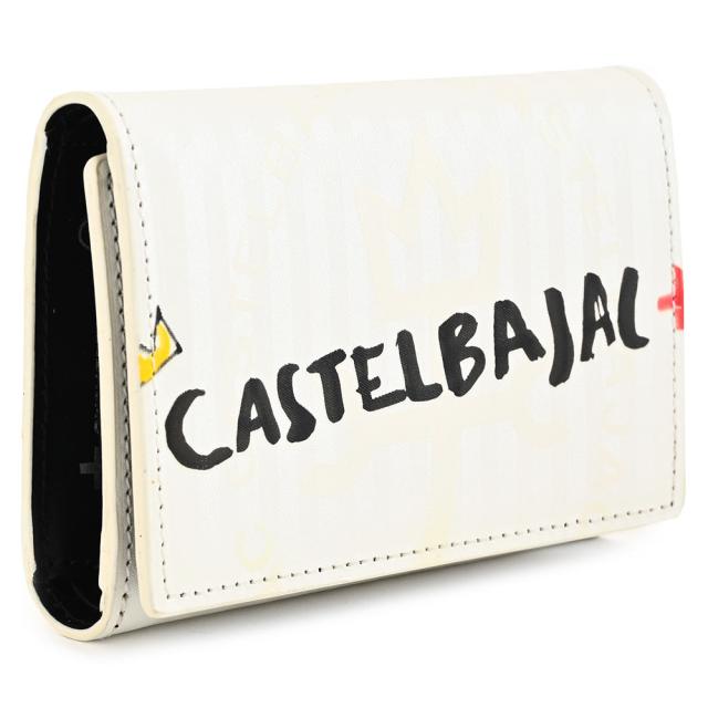 カステルバジャック 財布 三つ折り財布 白(ホワイト) CASTELBAJAC 078612 メンズ 紳士 ギフト 定番 彼氏 彼女 プレゼント