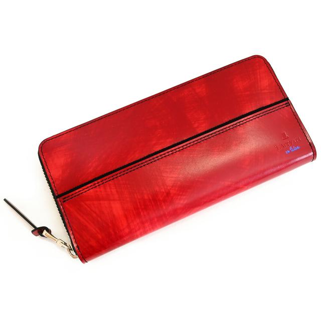 ランバンオンブルー 財布 長財布 ラウンドファスナー 赤(レッド) 553605 LANVIN en Bleu メンズ 紳士 ギフト 定番 彼氏 彼女 プレゼント