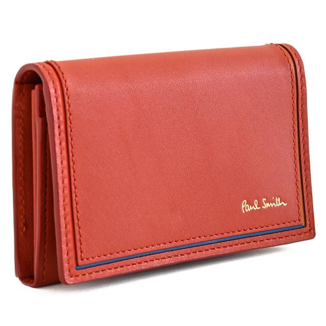 展示品箱なし ポールスミス 名刺入れ カードケース レンガ Paul Smith bps071-22 メンズ 紳士