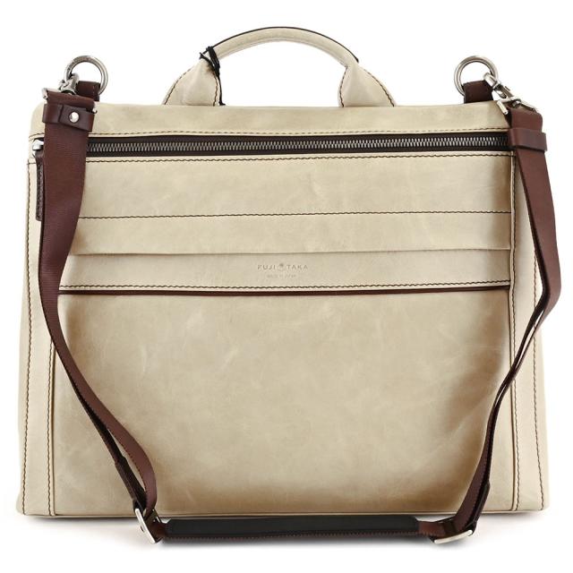 フジタカ バッグ ビジネスバッグ 2wayバッグ ベージュ FUJITAKA 051501 メンズ 紳士 ギフト 定番 彼氏 彼女 プレゼント