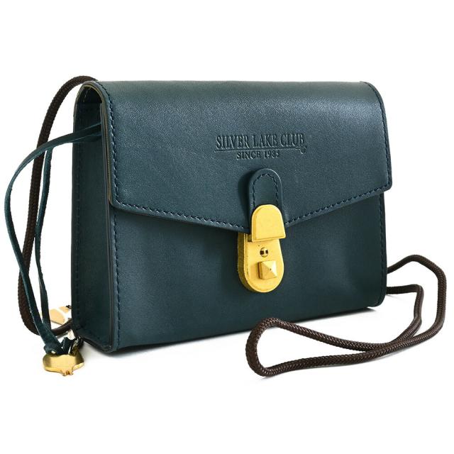 訳あり シルバーレイククラブ ミニポーチ 小物入れ ショルダーバッグ 紺(ネイビー/やや緑がかったお色です) SILVERLAKECLUB 130692 b メンズ 紳士
