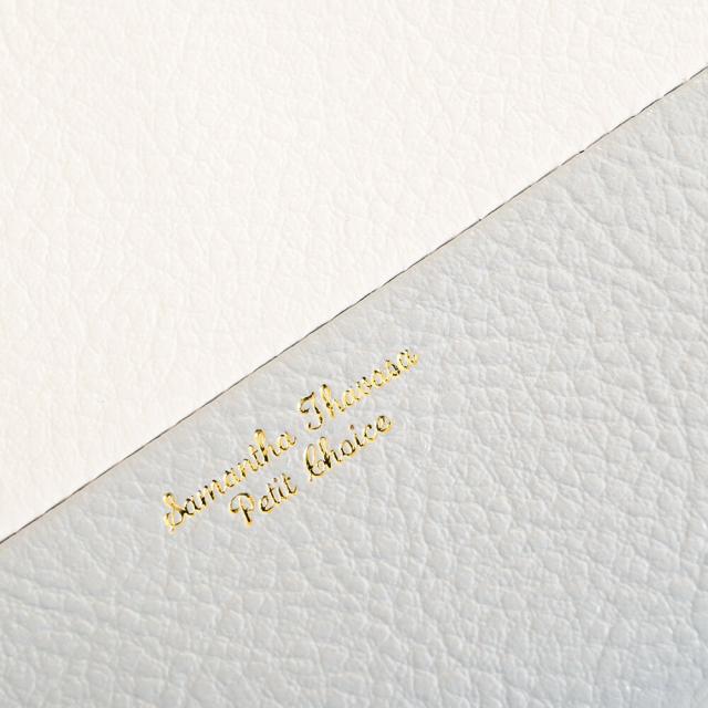 サマンサタバサ 財布 長財布 L字ファスナー グレージュ