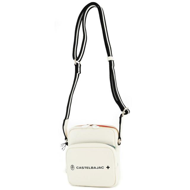カステルバジャック バッグ ショルダーバッグ 白(ホワイト) CASTELBAJAC 034111 メンズ レディース 紳士 婦人 ギフト 定番 彼氏 彼女 プレゼント