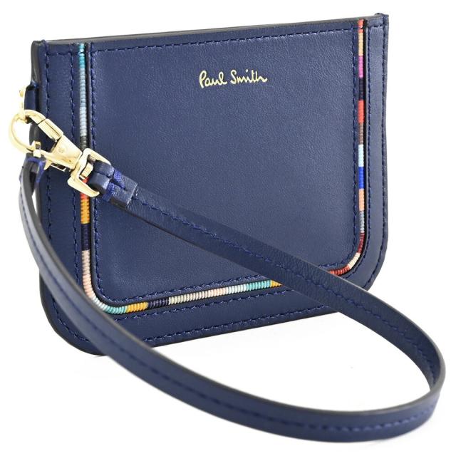 ポールスミス パスケース 定期入れ 青(ブルー) Paul Smith bpw280-31 レディース 婦人 ギフト 定番 彼氏 彼女 プレゼント