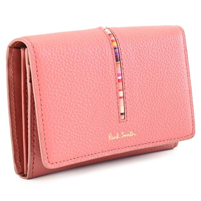 ポールスミス 名刺入れ カードケース パスケース ピンク Paul Smith pwd652-24 レディース 婦人 ギフト 定番 彼氏 彼女 プレゼント