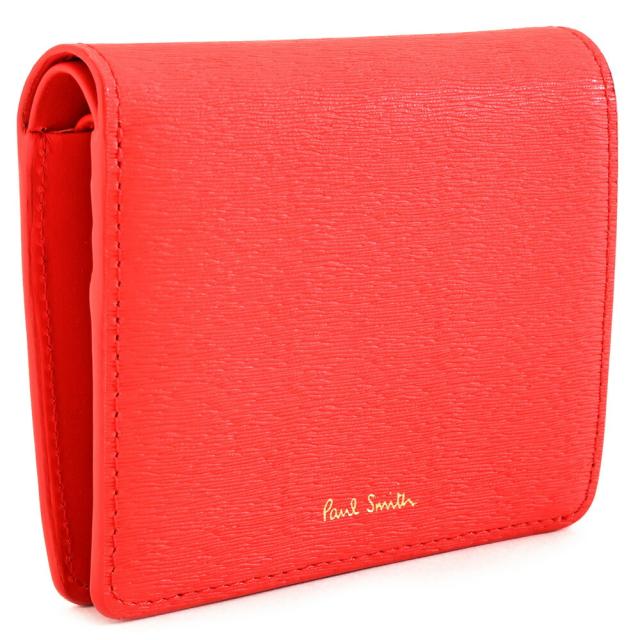 ポールスミス 財布 二つ折り財布 コラル Paul Smith pwd823-20 レディース 婦人 ギフト 定番 彼氏 彼女 プレゼント