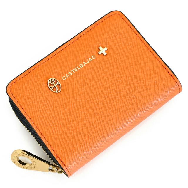 カステルバジャック 財布 小銭入れ ケース パスケース オレンジ CASTELBAJAC 073622 メンズ 紳士 ギフト 定番 彼氏 彼女 プレゼント