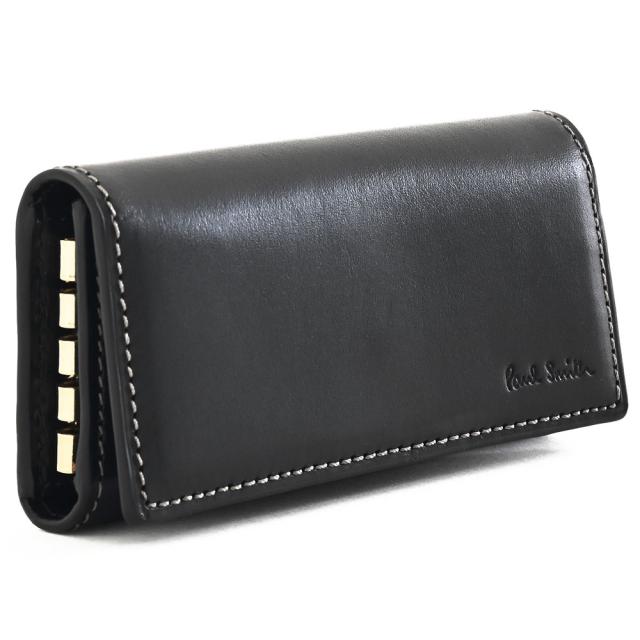 展示品箱なし ポールスミス キーケース 黒(ブラック) Paul Smith psc482-10 メンズ 紳士