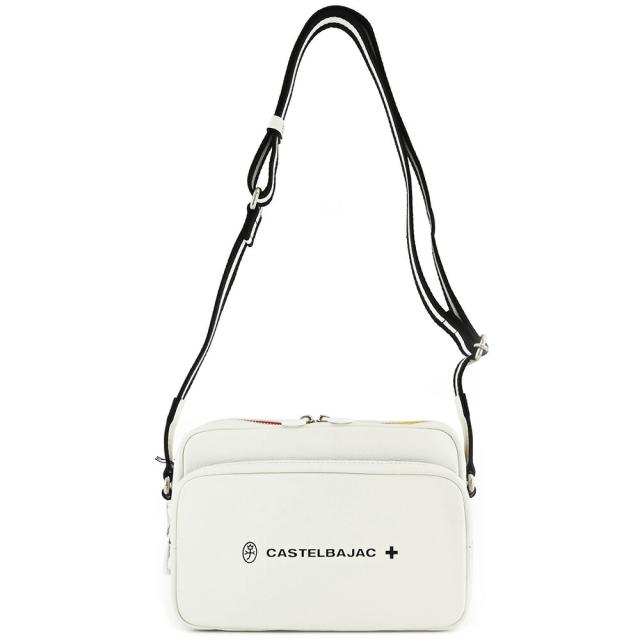 カステルバジャック バッグ ショルダーバッグ 横型 白(ホワイト) CASTELBAJAC 034113 メンズ レディース 紳士 婦人 ギフト 定番 彼氏 彼女 プレゼント