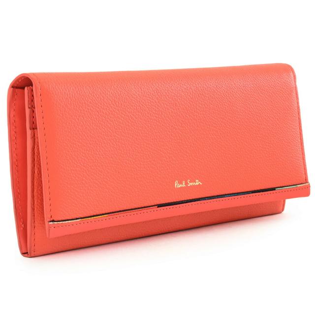 ポールスミス 財布 長財布 コラル Paul Smith bpw145-20 レディース 婦人 ギフト 定番 彼氏 彼女 プレゼント