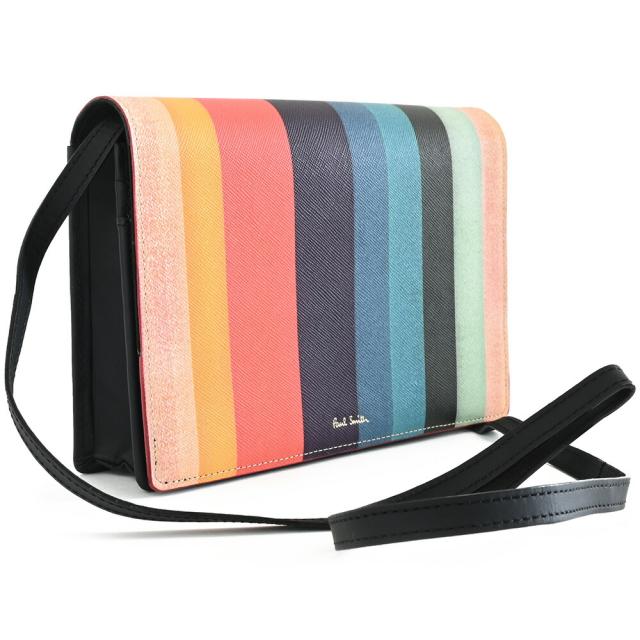 ポールスミス バッグ ショルダーバッグ クラッチバッグ ストライプ Paul Smith pwd216-17 レディース 婦人 ギフト 定番 彼氏 彼女 プレゼント
